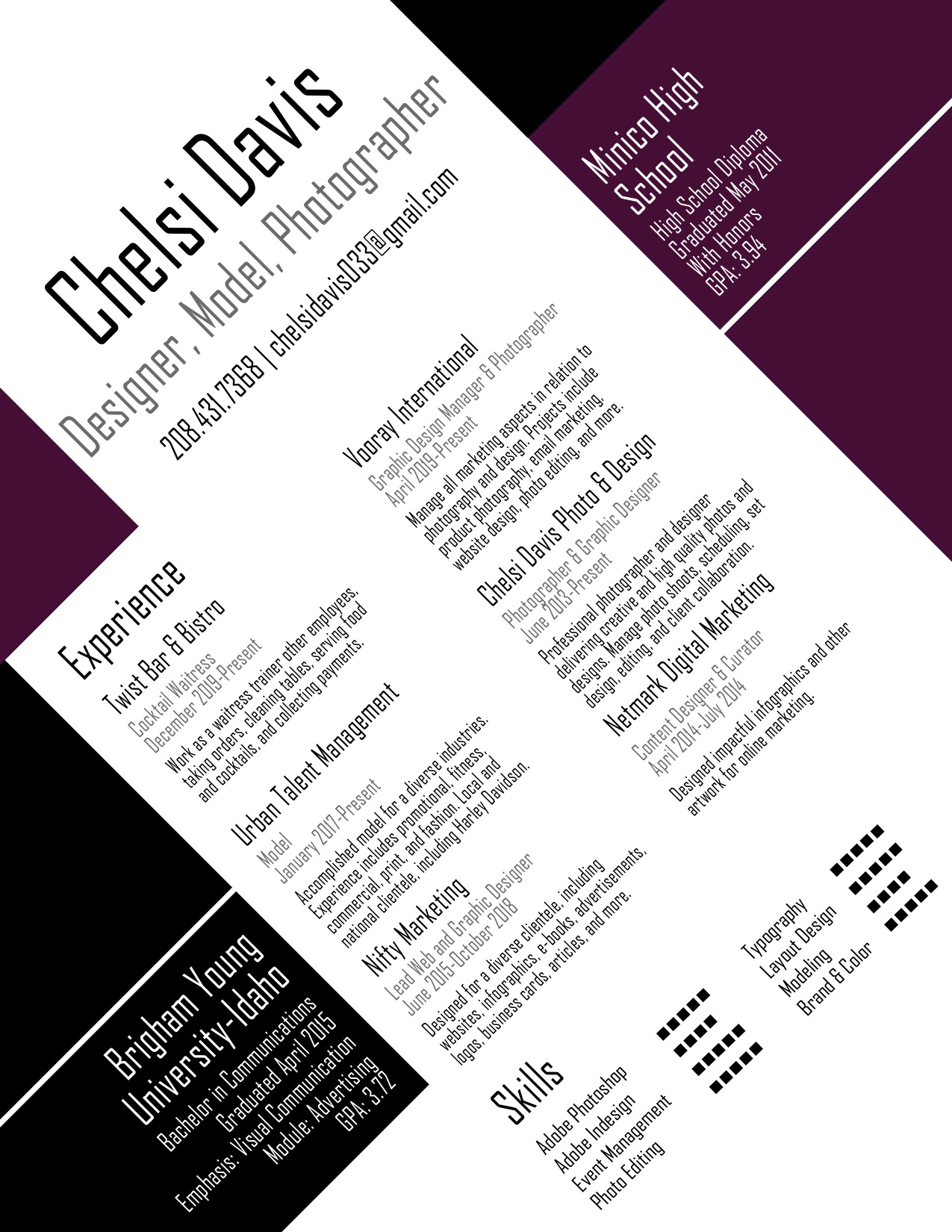 Resumes – Chelsi Davis Portfolio